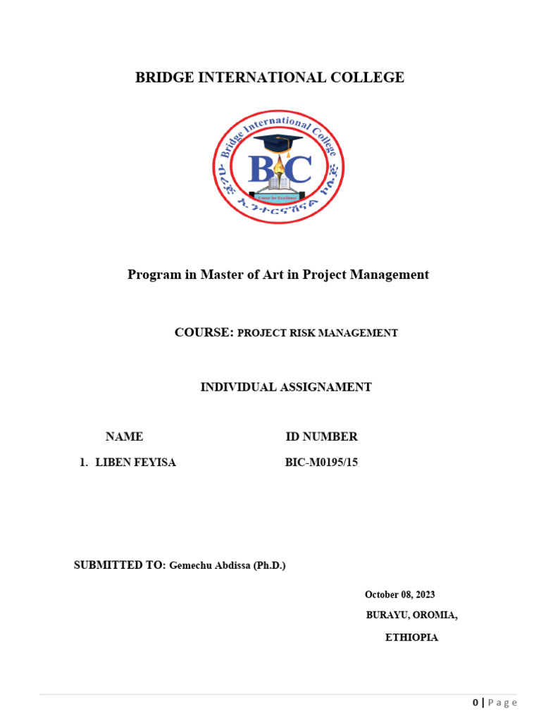Risk Management Individual Assigment | PDF | Computer Security | Security