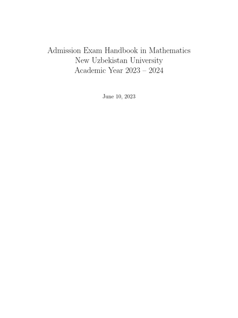 Mathematics-Logical For BM University | PDF | Polynomial | Triangle