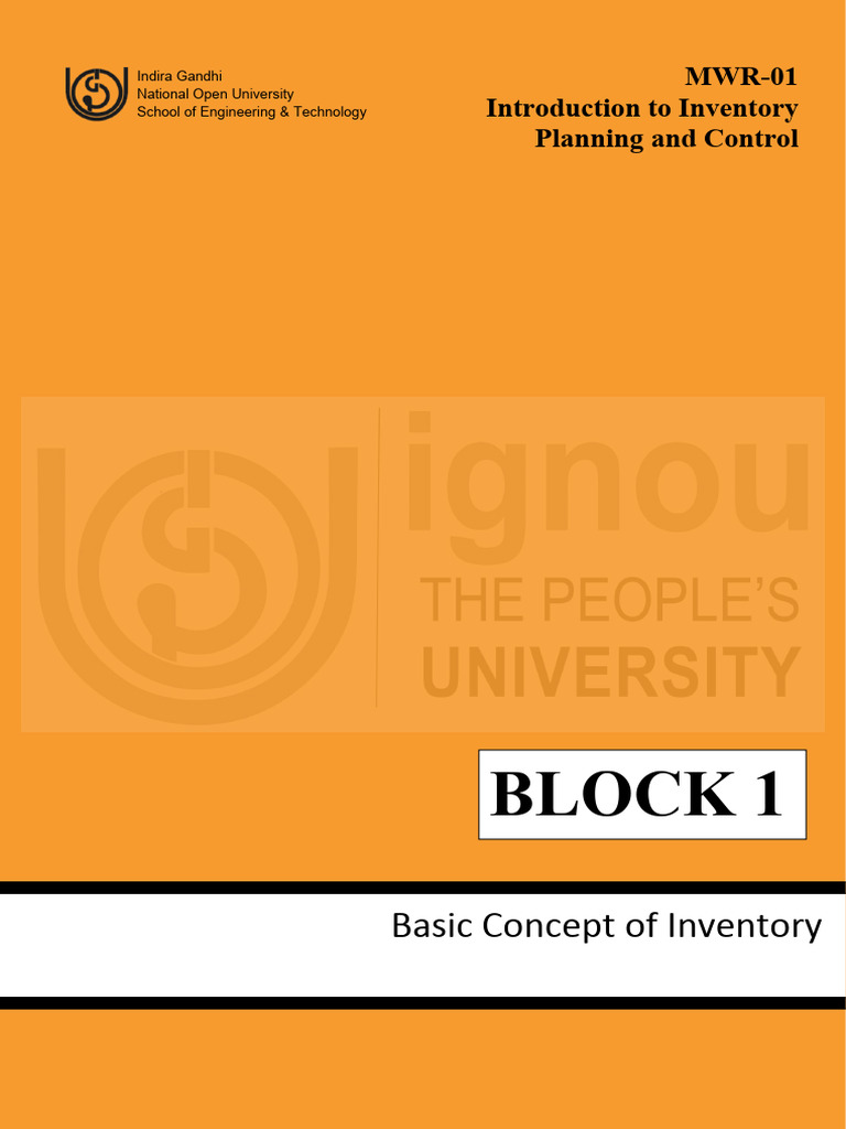 Block 1 | PDF | Inventory | Cost Of Goods Sold