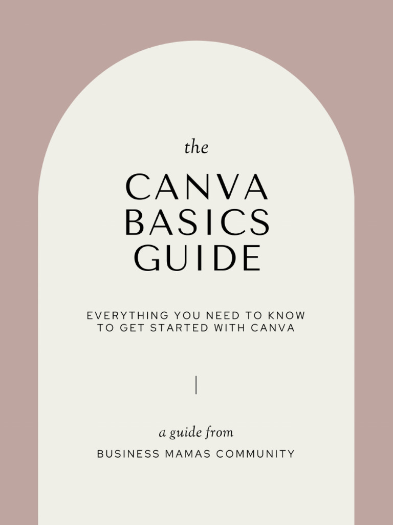 Canva Basics Guide | PDF