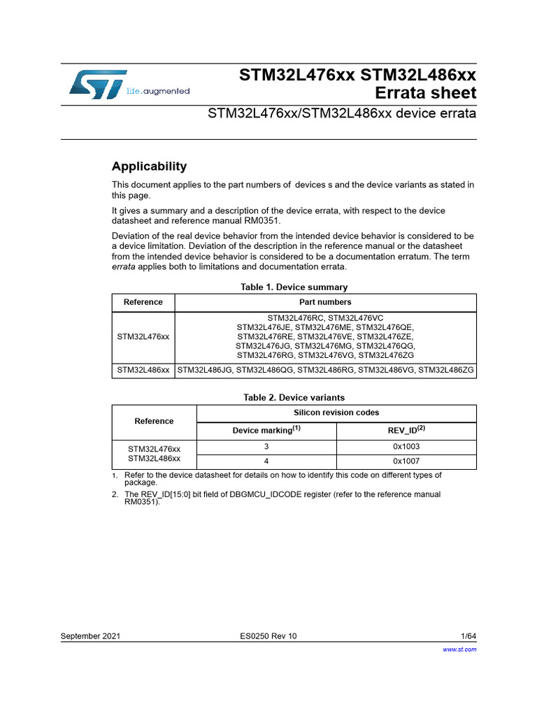 Errata | PDF | Operational Amplifier | Digital To Analog Converter