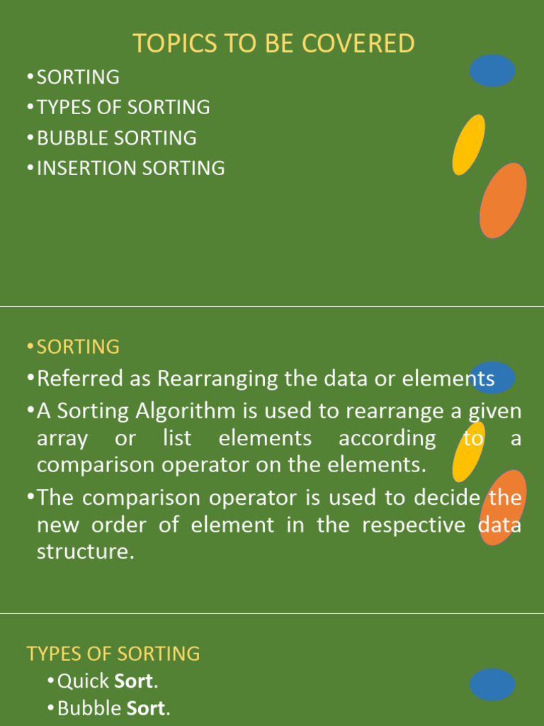 SORTING | PDF | Theoretical Computer Science | Algorithms SORTING | PDF | Theoretical Computer Science | Algorithms