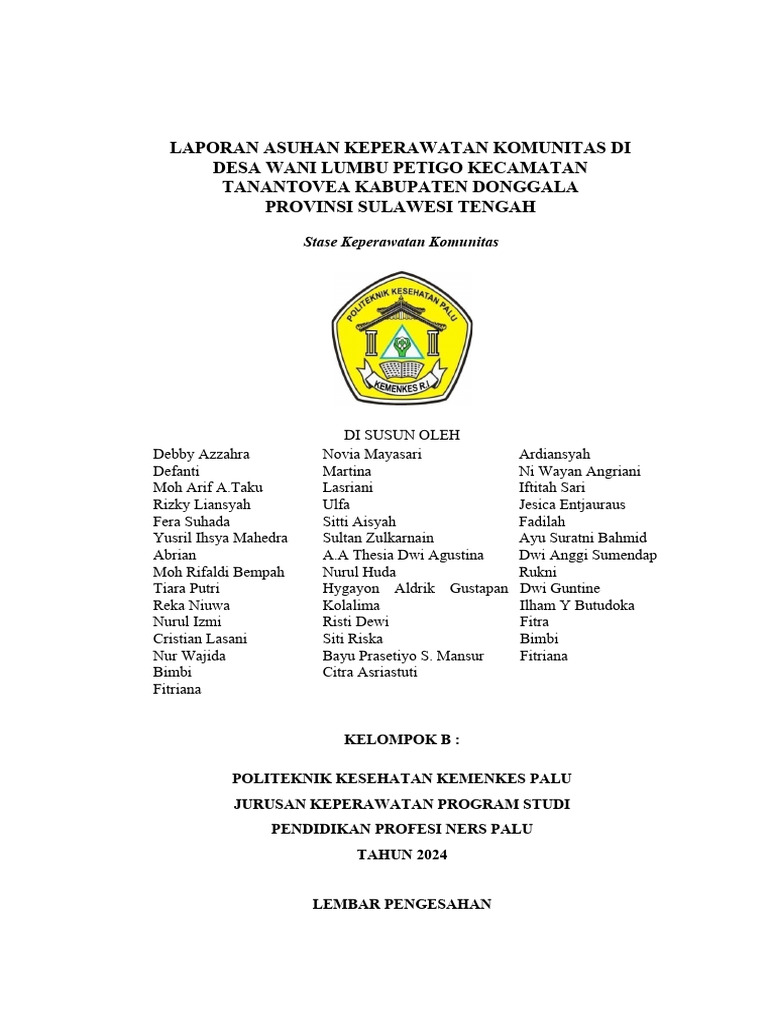 Laporan Komunitas Wani Lumbupetigo SDH Fix | PDF | Ilmu Sosial