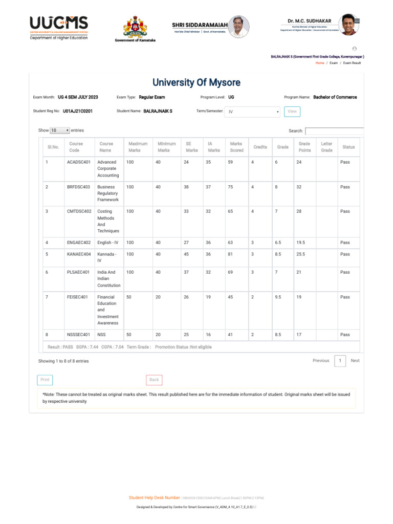 UUCMS - Unified University College Management System | PDF