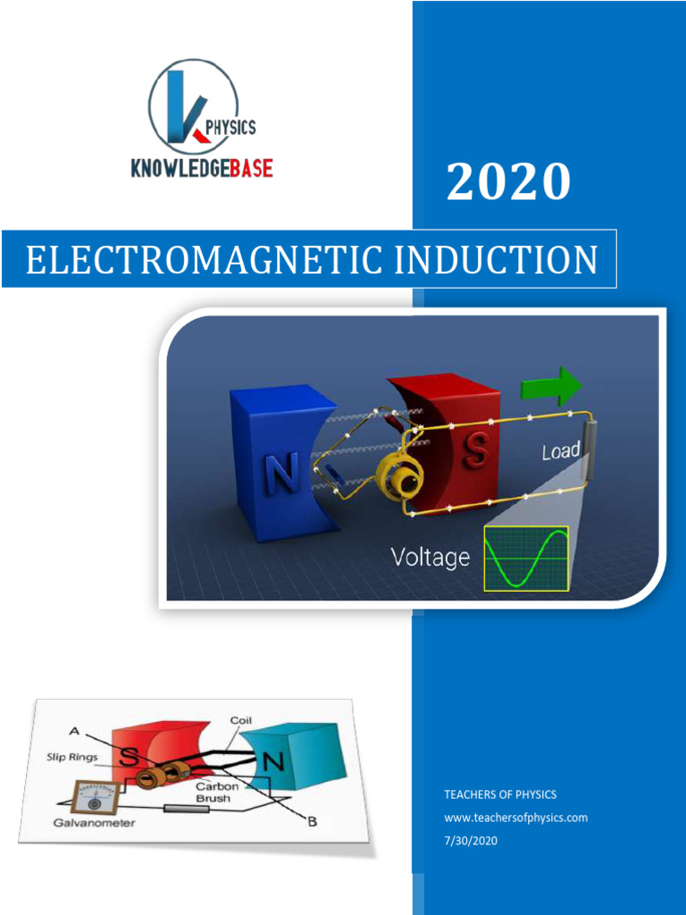 Electromagnetic Induction Pdf Transformer Electromagnetic Induction