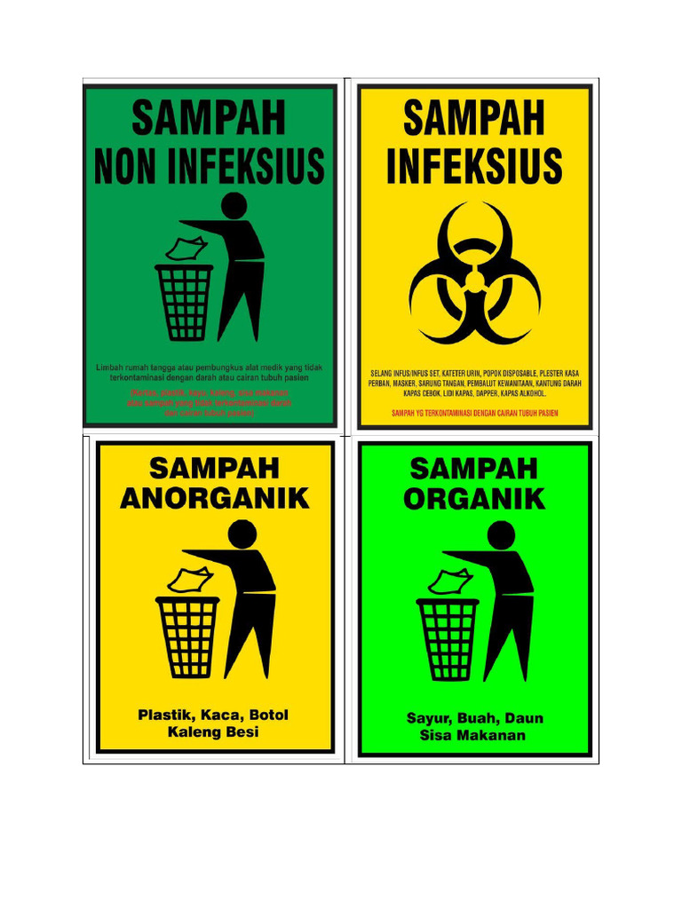 Desain Sticker Sampah | PDF
