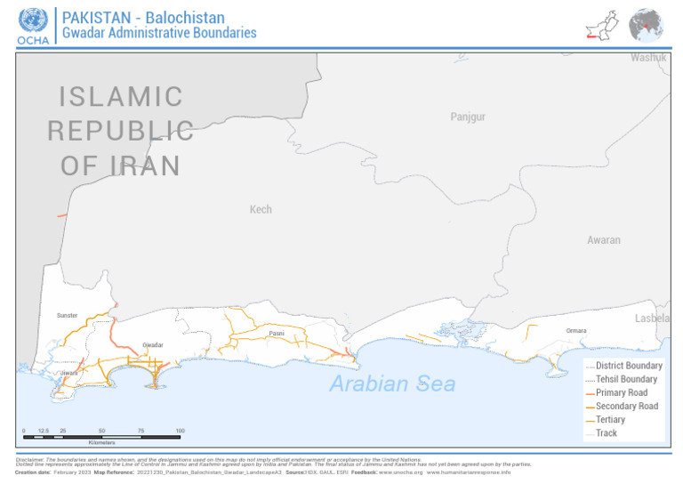Balochistan Districts Map Overview | PDF