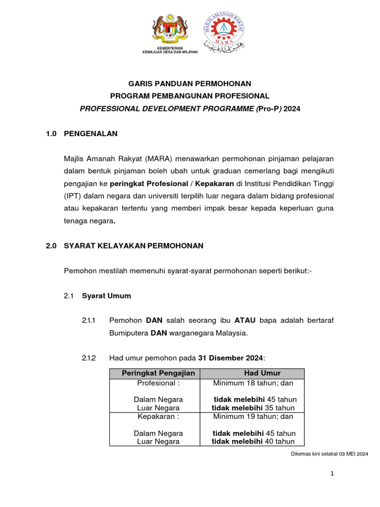 Garis Panduan Permohonan 1 | PDF Garis Panduan Permohonan 1 | PDF