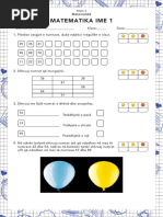 MATEMATIKA 3 Modele Testesh Sipas 3 Mujorëve | PDF