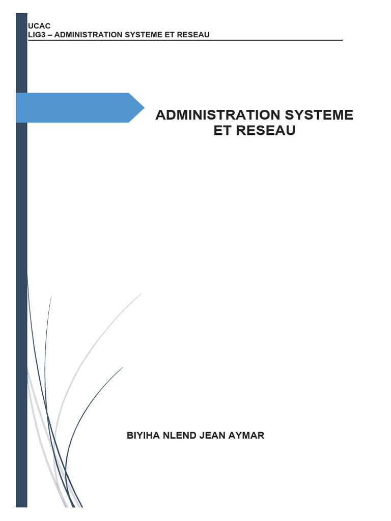 Administration Système et Réseau L3 | PDF | Informatique | Modèle OSI