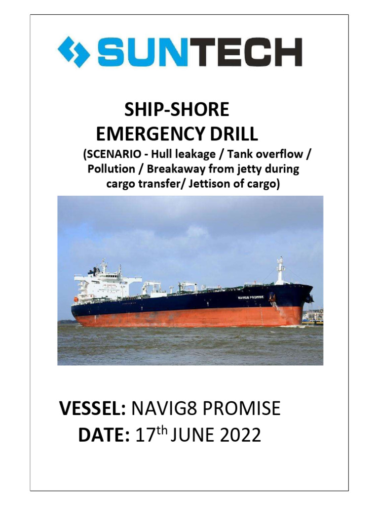 Navig8 Promise - Hull Leakage & Tank Overflow - 17.06.2022 | PDF | Oil ...
