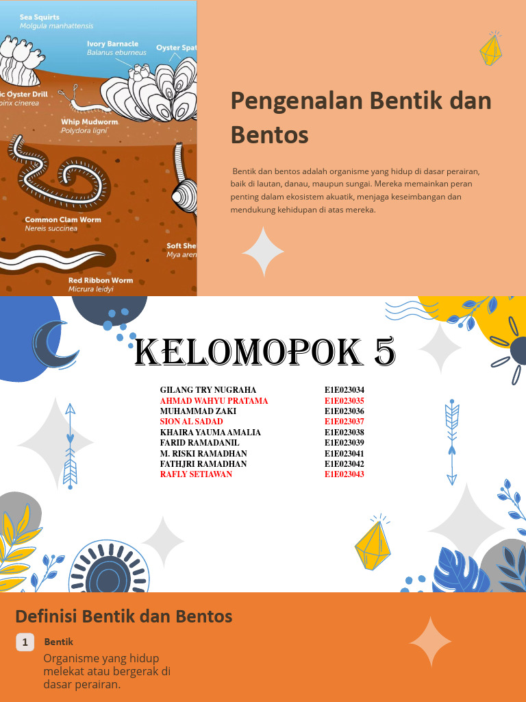 Peran dan Habitat Bentik serta Bentos | PDF | Ilmu Sosial | Sains ...