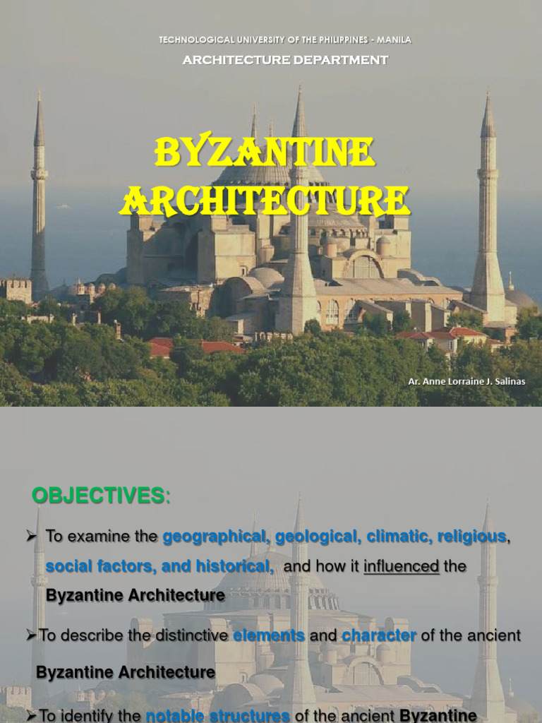 Byzantine Architecture | Download Free PDF | Dome | Vault (Architecture)