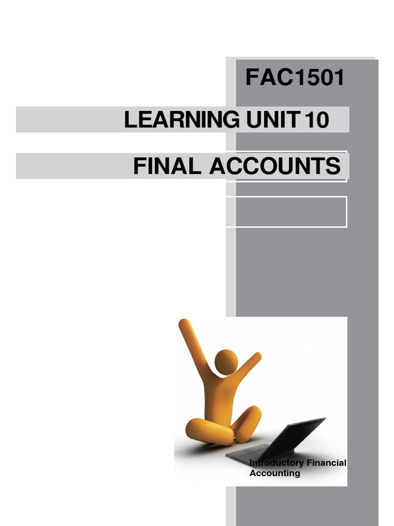 FAC1501 Unit 10 | PDF | Debits And Credits | Expense