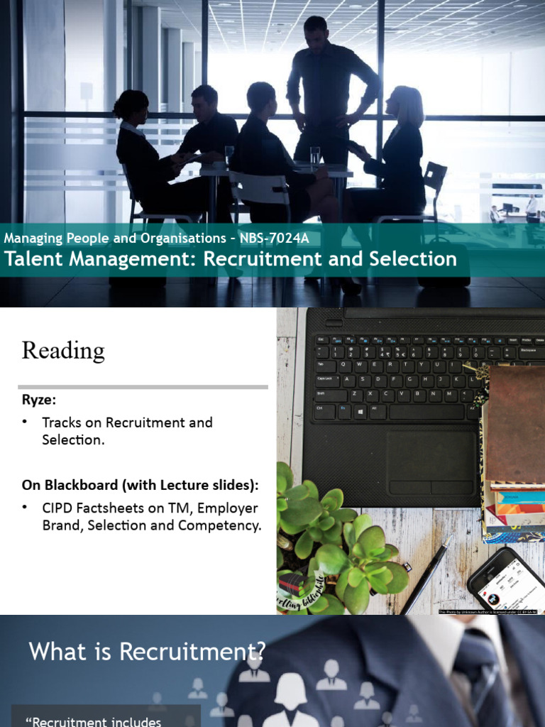 Lecture Recruitment and Selection 7024a | PDF | Recruitment | Validity ...