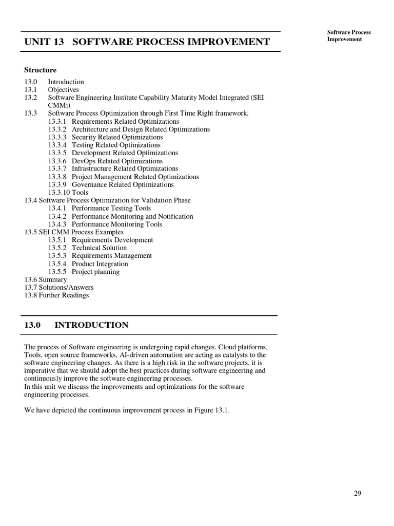 Unit 13 | PDF | Software Development Process | Information Technology Management