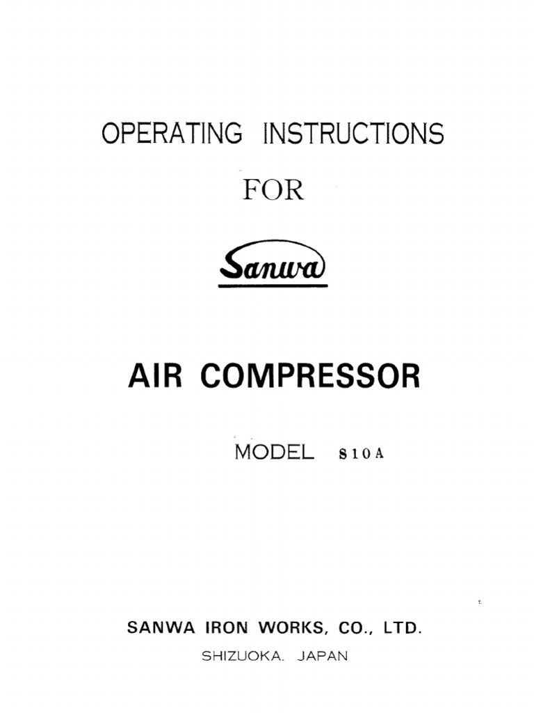 Main Air Compressor | PDF