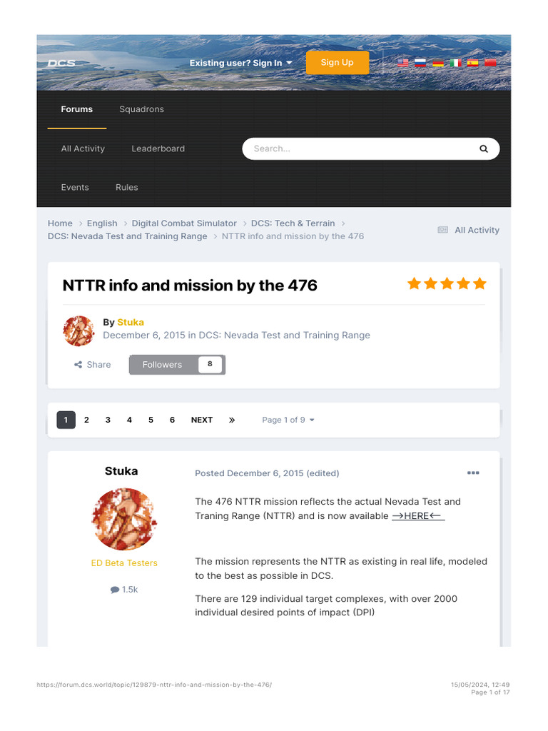 DCS NTTR Mission Details | PDF | Computer Hardware | Computing