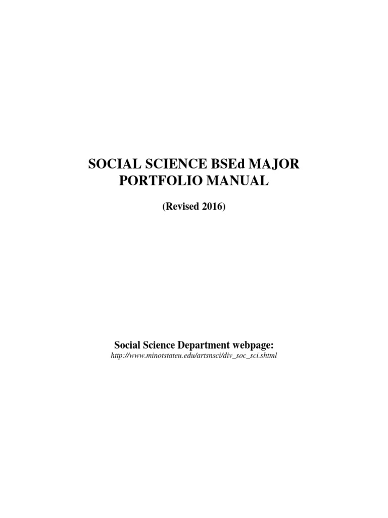 Portfolio | Download Free PDF | Social Sciences | Science