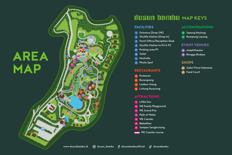 Dusun Bambu Area Map | PDF