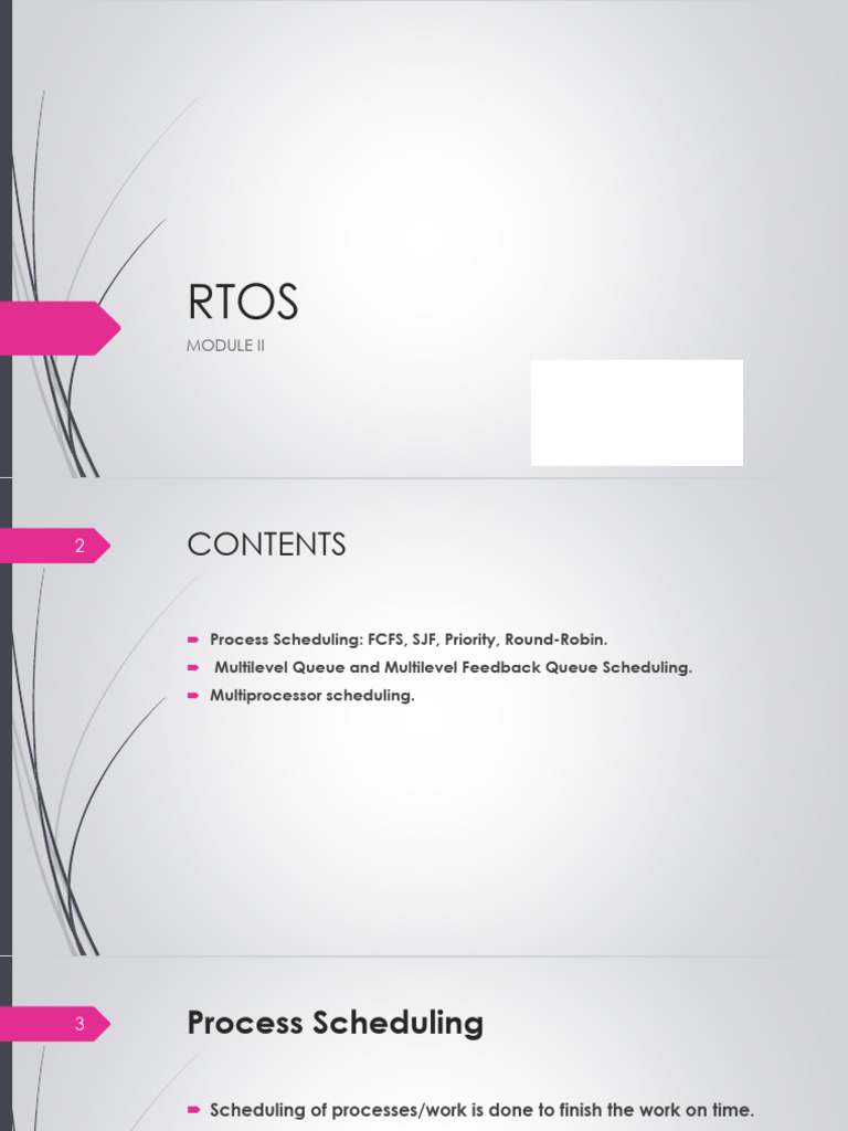 227 122 RTOS - Module 2 | PDF | Thread (Computing) | Scheduling (Computing)