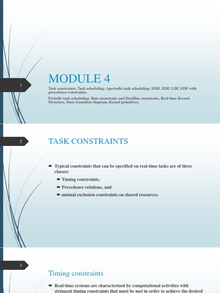 Module 4 Full Pdf Real Time Computing Scheduling Computing 1310
