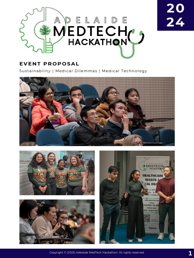 968442fd E861 44c9 9701 9a7f9950f11b 2024 Adelaide MedTech Hackathon Events Proposal | PDF ...