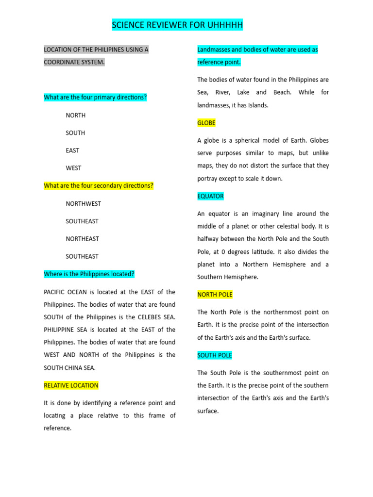 Grade 7 Reviewer Science Maybe | Download Free PDF | Atmosphere Of ...