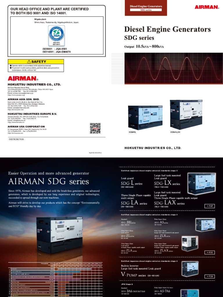 2305 Generators SDG Series 36p No04 en | PDF