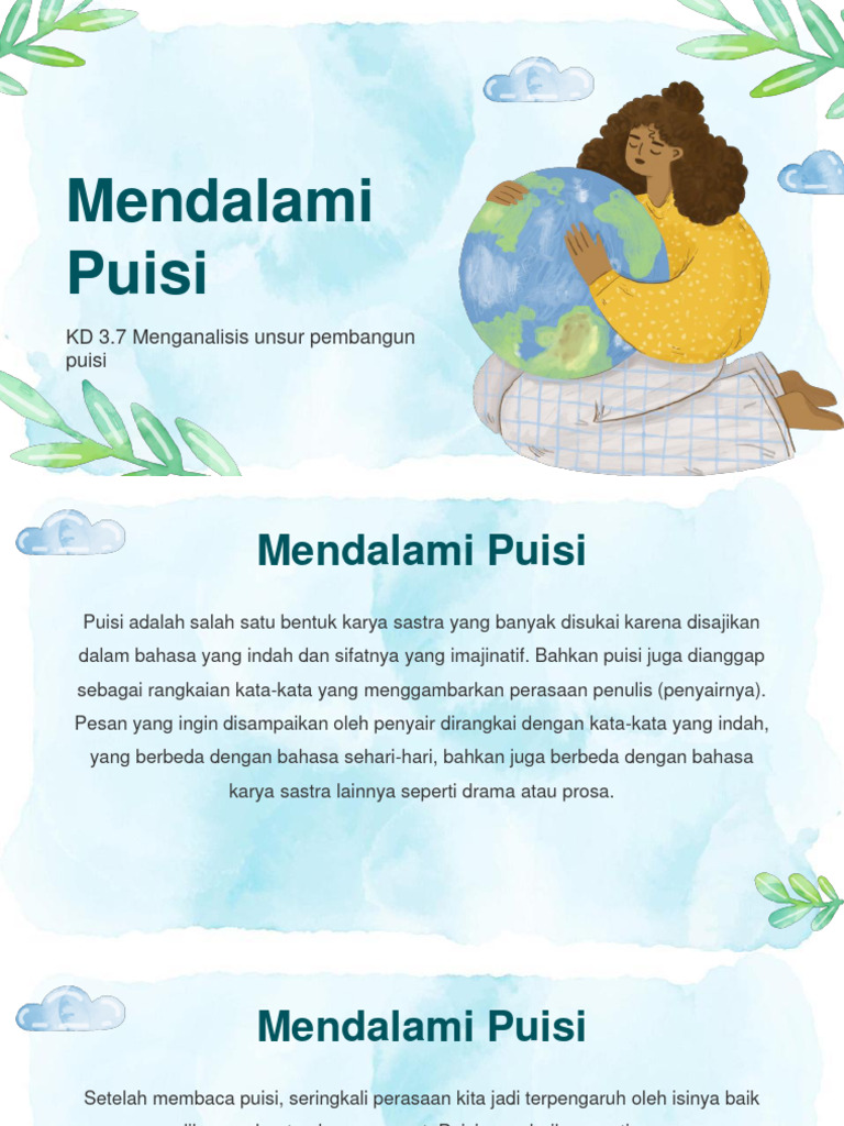 Unsur Pembangun Puisi dan Tema | PDF