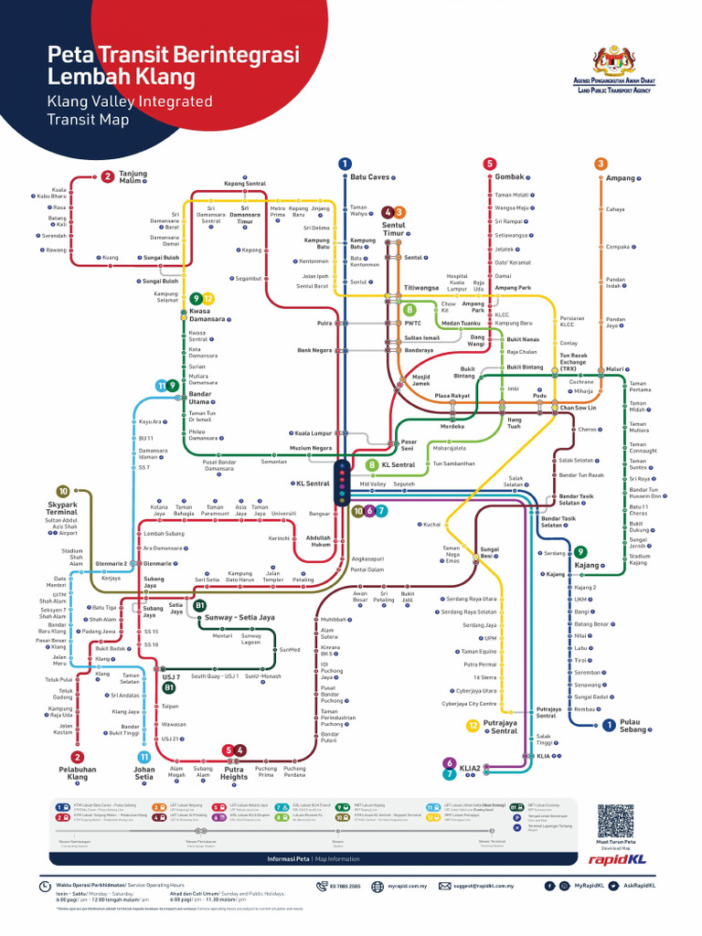 Kuala Lumpur Train Map | PDF