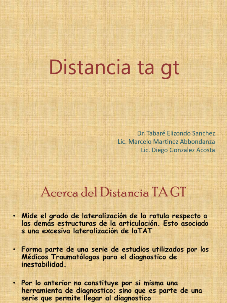 distancia_ta_gt | PDF | Rodilla