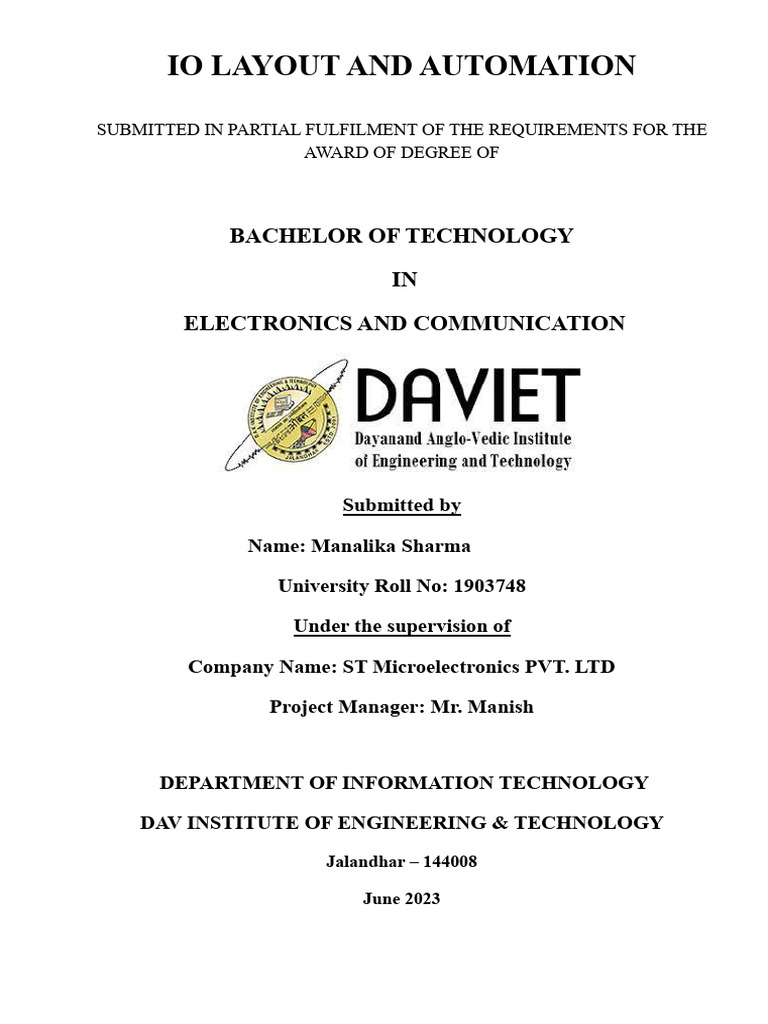 Manalika Ece Report | PDF | Field Effect Transistor | Integrated Circuit