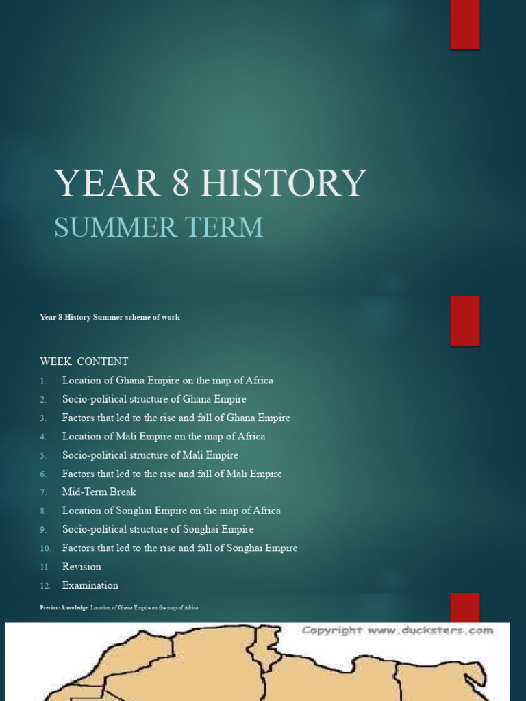 Ghana Empire Presentation 1 and 2 Note | PDF | Africa