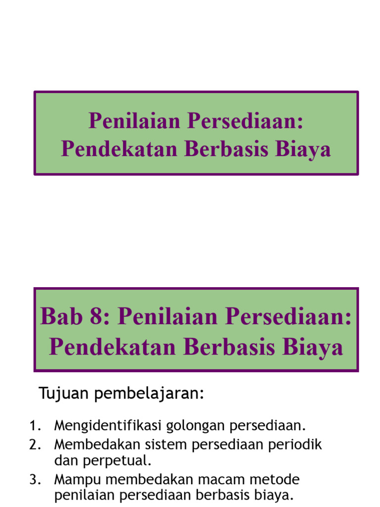 7 Penilaian Persediaan | PDF
