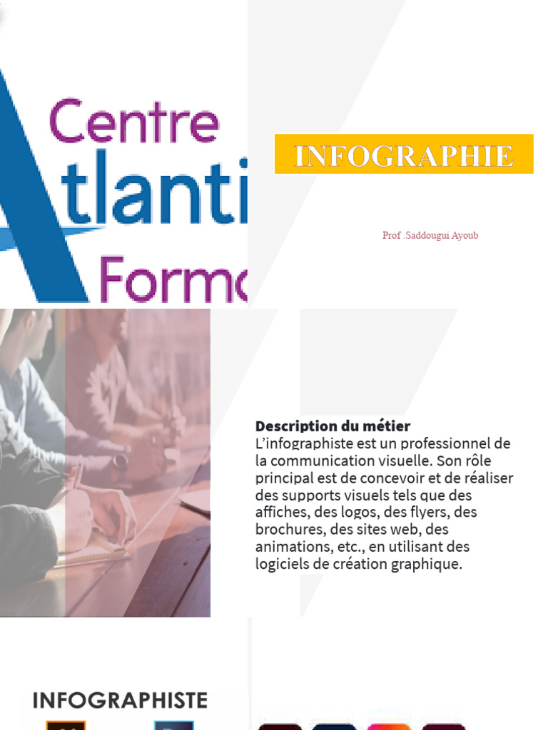 Infographie : Rôle de l'infographiste | PDF | Adobe Illustrator ...