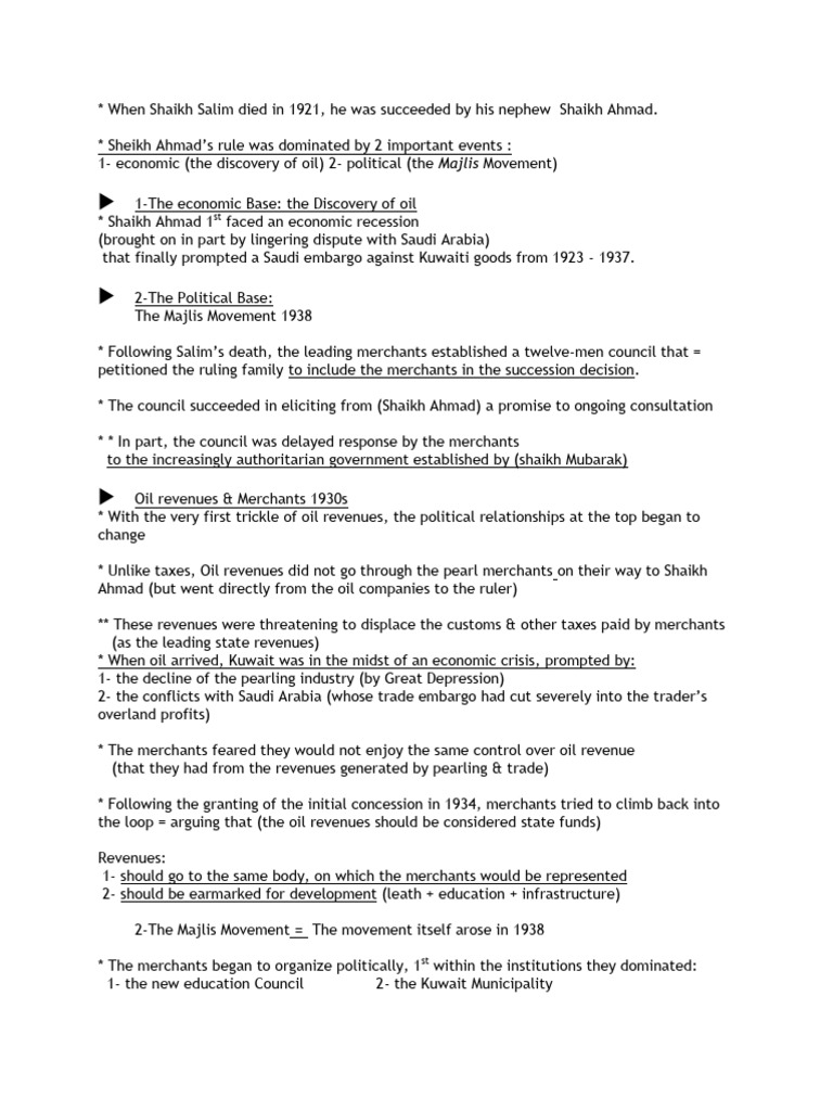 E - Handout 2 - 1 | PDF | Kuwait | Iraq