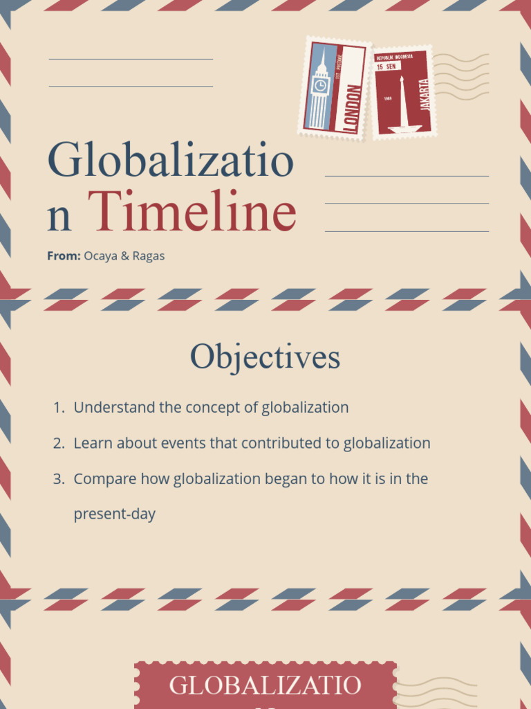 Ocaya Ragas Globalization Timeline Pdf Age Of Discovery