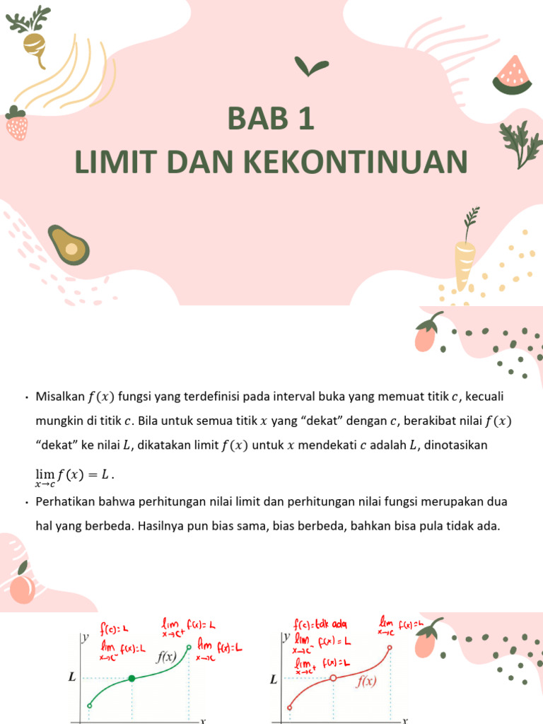 Limit dan Kekontinuan Fungsi | PDF | Metode & Bahan Ajar