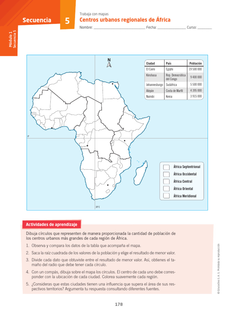 Actividad Africa | PDF | África