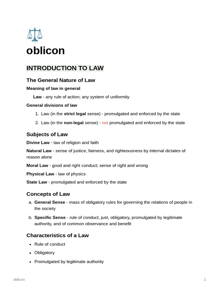 Oblicon | PDF | Negligence | Legal Liability