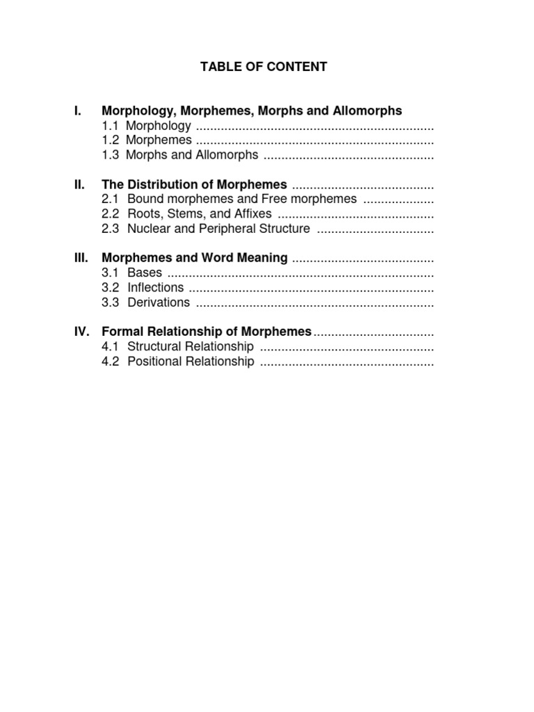MORPHOLOGY-Textbook1 | PDF | Morphology (Linguistics) | Word