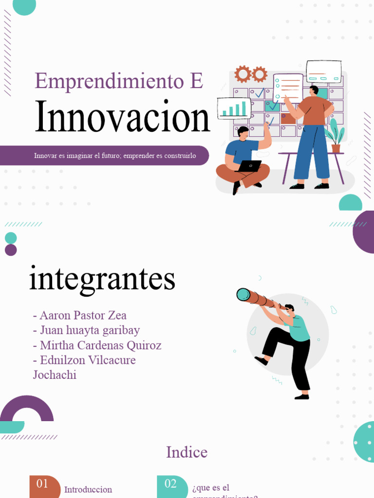 Emprendimiento e Innovacion | PDF | Iniciativa empresarial | Innovación