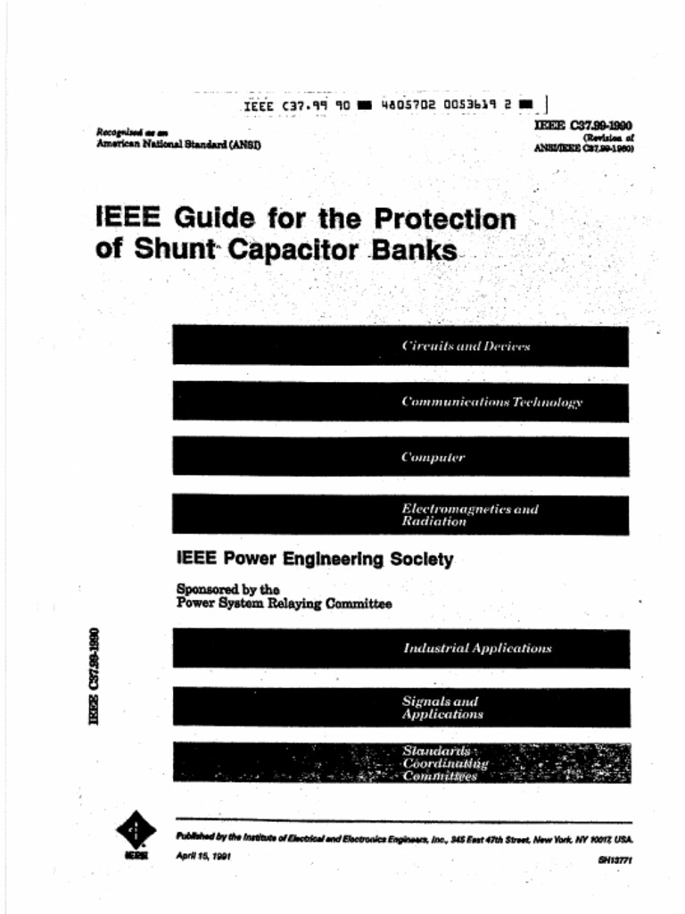IEEE_C37.99-1990_Guide Protection of SCB | PDF