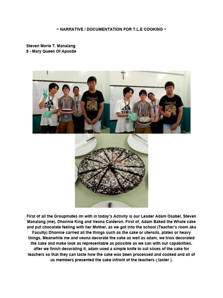 Tle Narrative - Documentation | PDF