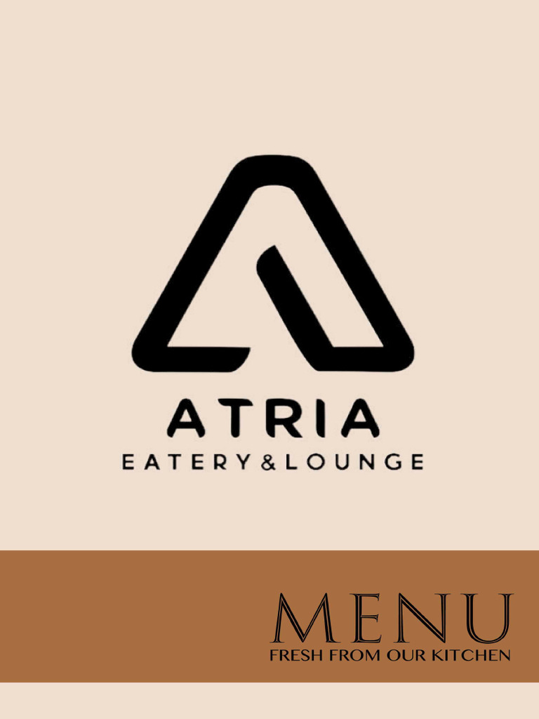 Katalog Menu Atria Eatery & Lounge | PDF