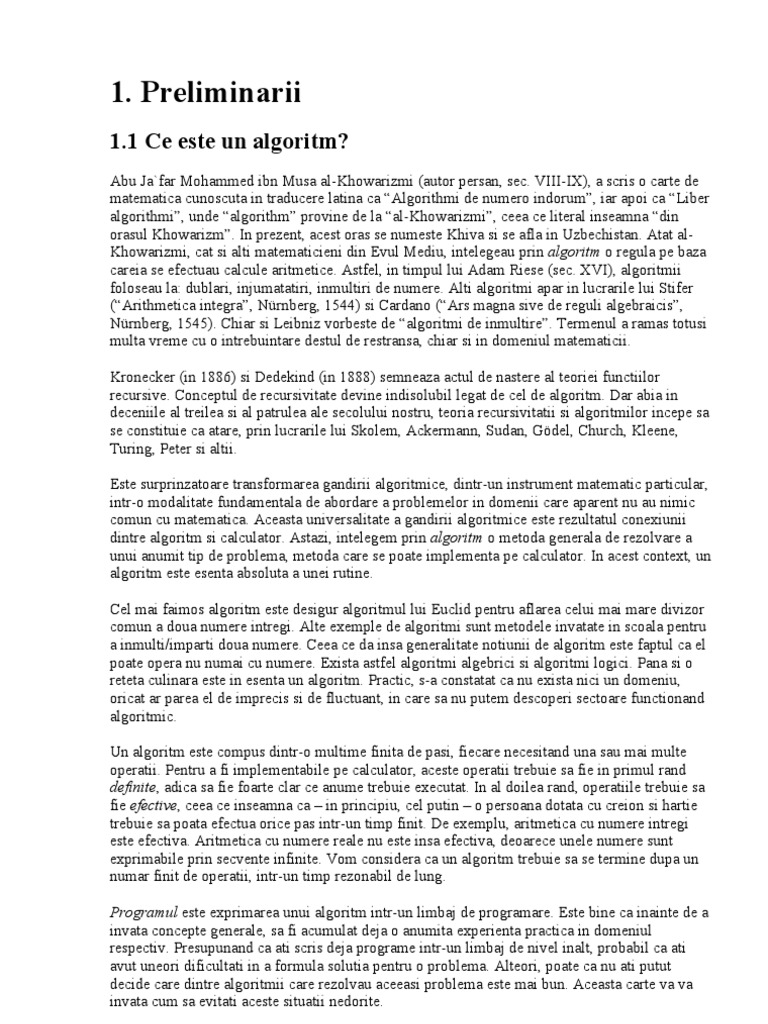 Analiza Si Proiectarea Algoritmilor UTM | PDF