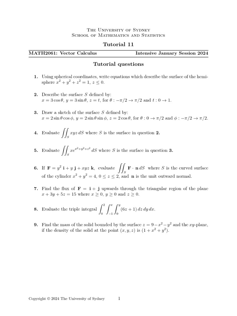 Tut 11 | Download Free PDF | Euclidean Geometry | Mathematical Analysis