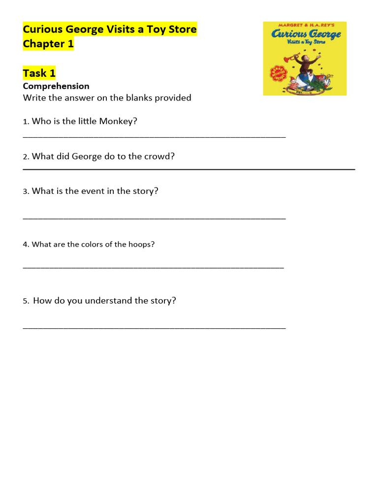 Curious George Visit a Toy Store | PDF | Wheel