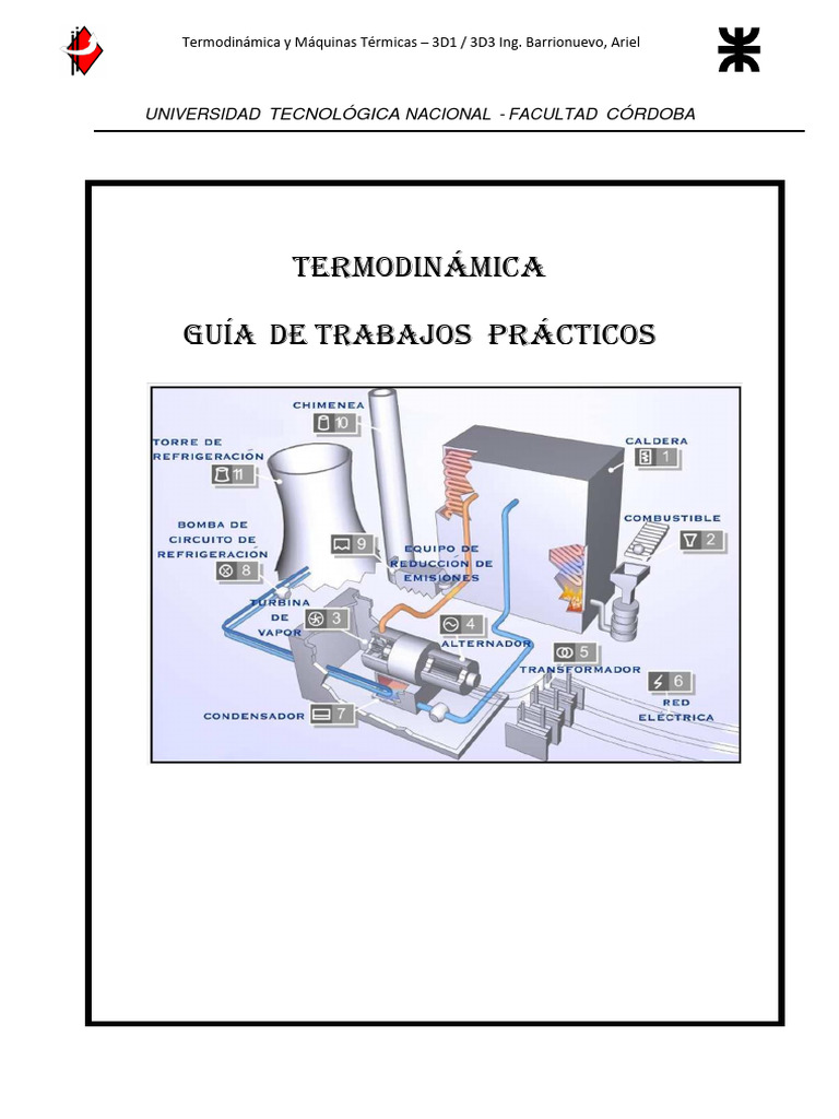 Guia Practica Termodinamica Parte I Gases Ideales | PDF | Gases | Temperatura